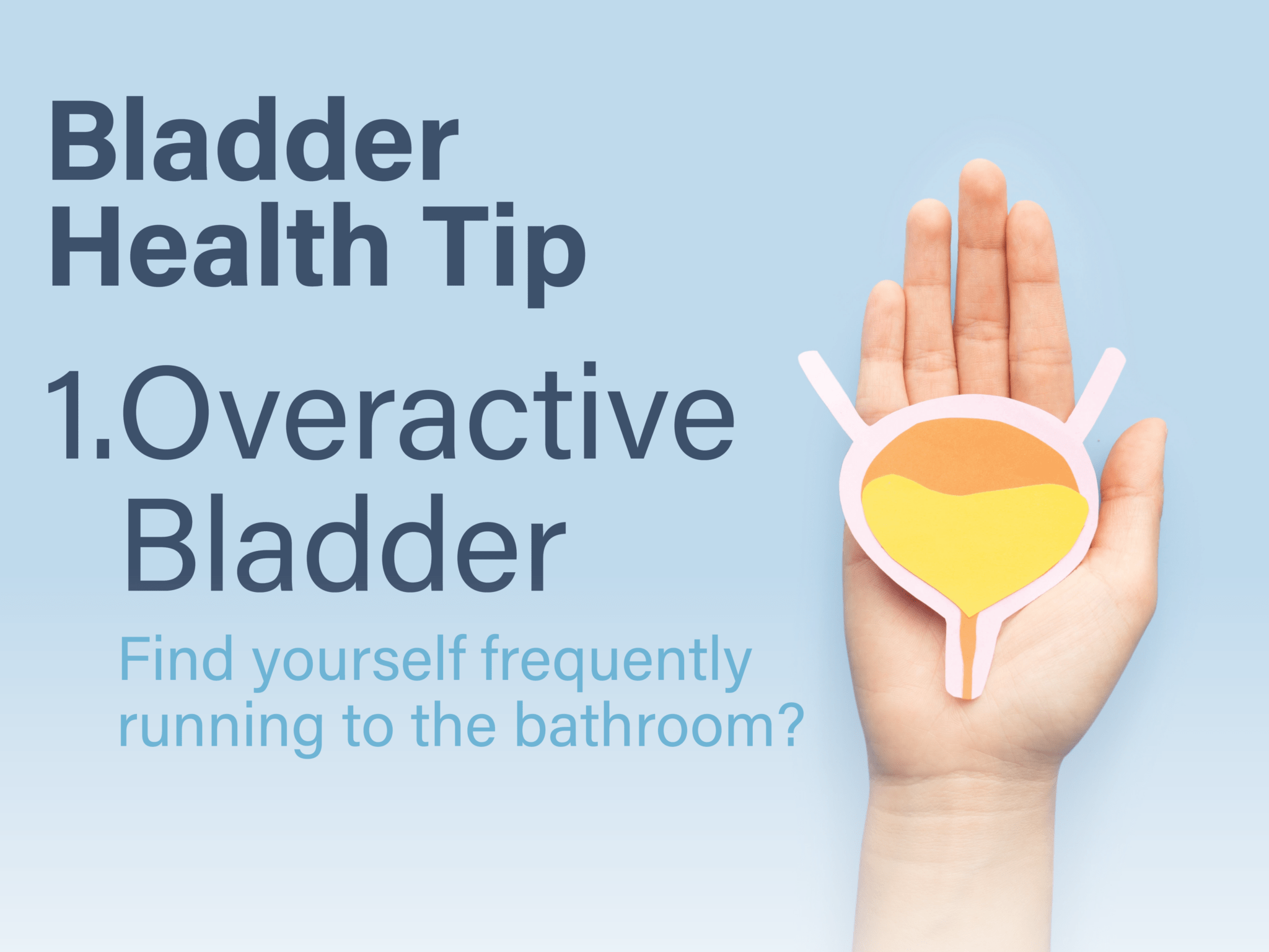 Bladder Health Tip 1: Understanding and Managing Overactive Bladder ...